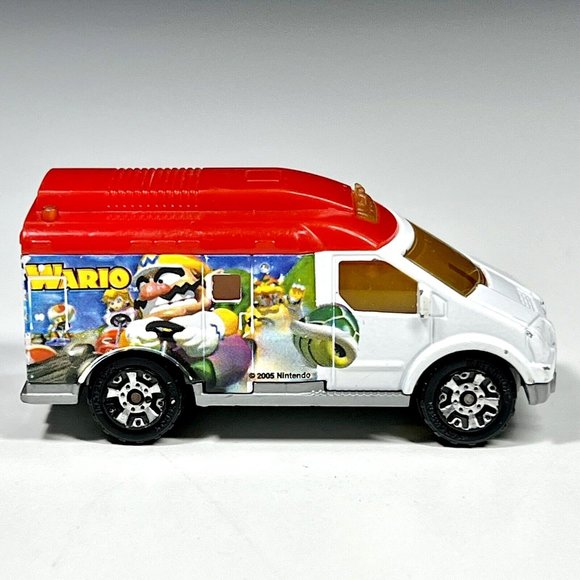 Matchbox | Toys | Matchbox 205 Mario Kart 64 Wario Ambulance Van White ...